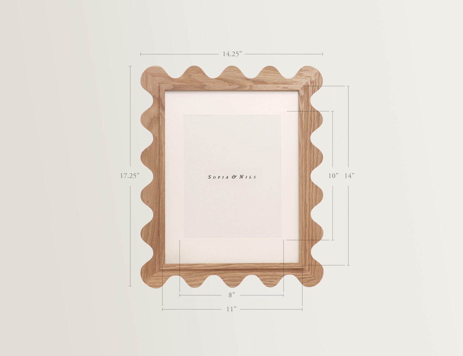 Scallop Picture Frames | Sofia & Nils